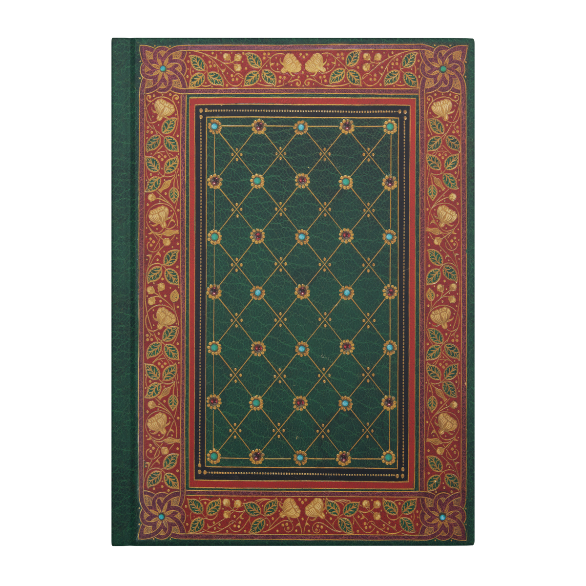 Jeweled Garden, Dark Academia Hardcover Lined Journal With 150 Perfora ...