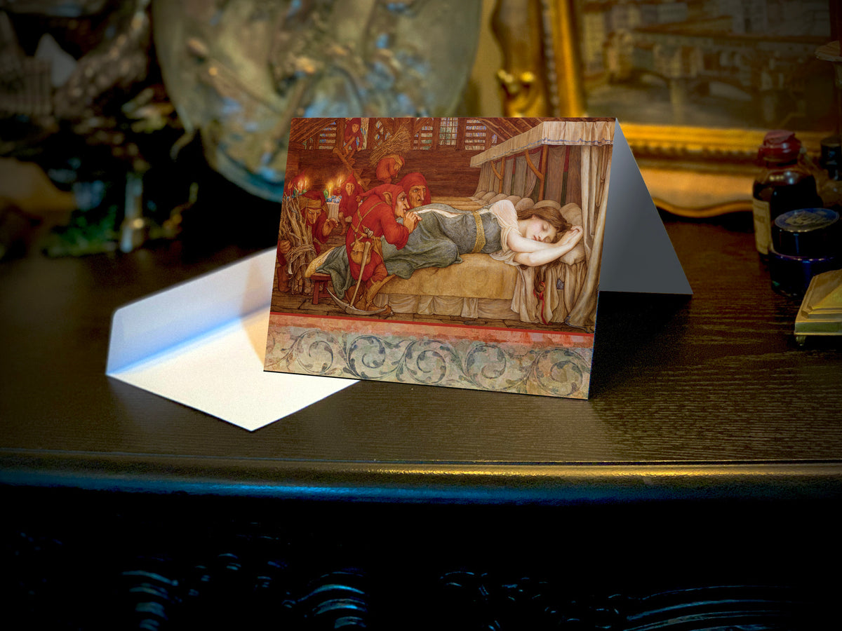 Snowdrop and the Seven Little Men by John Dickson Batten, Set of Greet ...