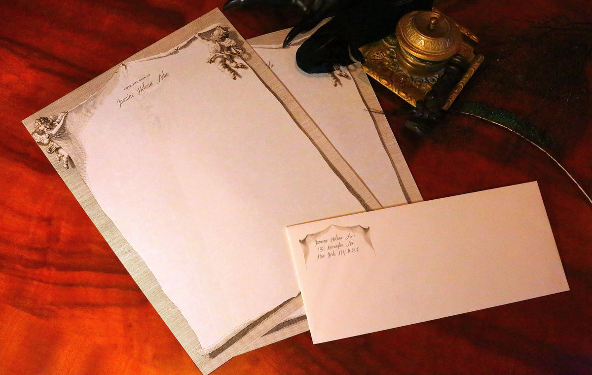 Heavenly Missive, Luxurious Handcrafted Stationery Set for Letter Writ ...